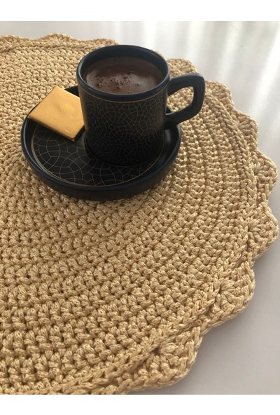 Gülruli Handmade El Örgüsü Yuvarlak 6'Lı Supla Takımı Gülruli Handmade El Örgüsü Yuvarlak 6'Lı Supla Takımı