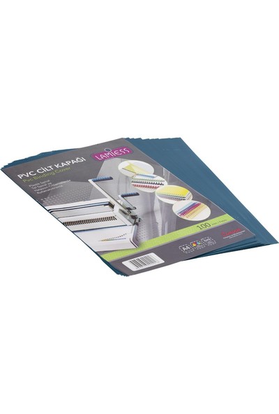 Lamiess A-4 160 Mıc.opak Cilt Kapağı Lacivert 100 Adet
