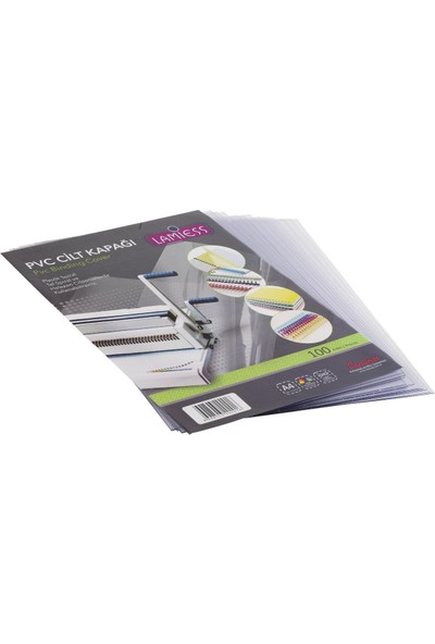 Lamiess A-3 160 Mıc.opak Cilt Kapağı Şeffaf 100 Adet