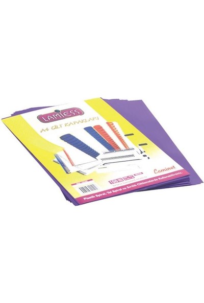 Lamiess A-4 300 Mıc. Pp Cilt Kapağı Lila 100 'lü Lamiess A-4 300 Mıc. Pp Cilt Kapağı Lila 100 'lü