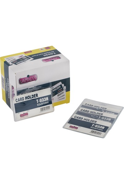 Lamiess T-033 H Yatay Plastik Kart Poşeti
