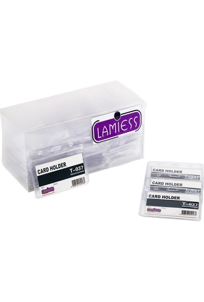 Lamiess T-037 H Yatay Kilitli Kart Poşeti