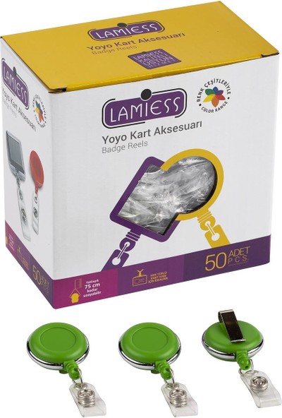 Lamiess Lms 378 Çelik Bordürlü Yuvarlak Yoyo Yeşil 50'li