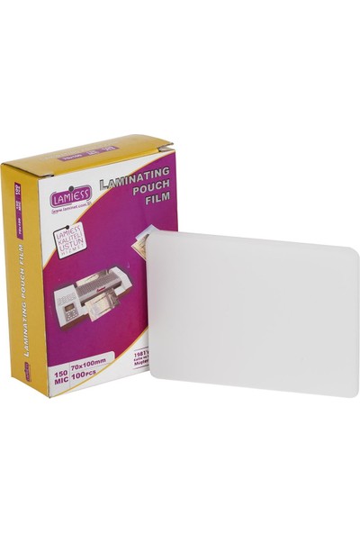 Lamiess 70 X 100 Mm 150 Mıc.Polyester Laminasyon Filmi 300'Lü