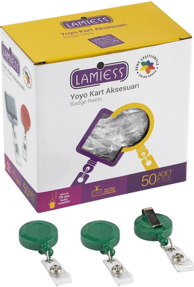 Lamiess Lms 340 Yuvarlak Yoyo Yeşil 50'li