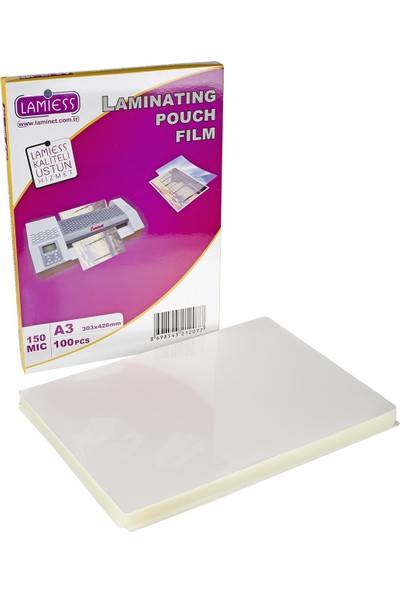 Lamiess A-3 150 Micron Polyester 303 x 426 mm