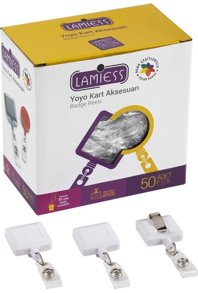 Lamiess Lms 363 Kare Yoyo Beyaz 50'li