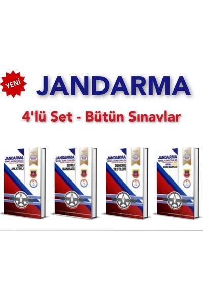 Kişisel Yayınlar 4 Lü Jandarma Kurum Içi Sınavlara Hazırlık Seti Kişisel Yayınlar 4 Lü Jandarma Kurum Içi Sınavlara Hazırlık Seti