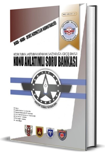 Kişisel Yayınlar Yedek Astsubaylıktan Muvazzaf Astsubaylığa Geçiş Sınavına Hazırlık Kitabı Kişisel Yayınlar Yedek Astsubaylıktan Muvazzaf Astsubaylığa Geçiş Sınavına Hazırlık Kitabı
