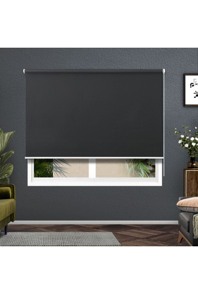 Göktürk Perde Mat Stor Perde Siyah Göktürk Perde Mat Stor Perde Siyah