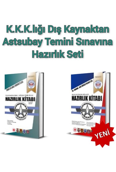 Kişisel Yayınlar K.K.Klığı Dış Kaynaktan Astsubay Temini Sınavına Hazırlık Seti Kişisel Yayınlar K.K.Klığı Dış Kaynaktan Astsubay Temini Sınavına Hazırlık Seti