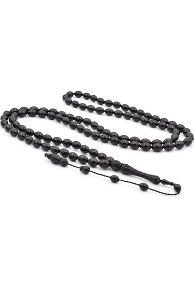 Murty99 Usta Işi Arpa Kesim 99 Luk Siyah Toz Pres Kehribar Tesbih Iri Murty99 Usta Işi Arpa Kesim 99 Luk Siyah Toz Pres Kehribar Tesbih Iri