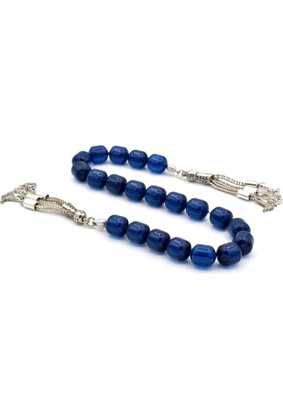 Murty99 Fıçı Kesim Lacivert Toz Pres Kehribar Zaza Tesbih Murty99 Fıçı Kesim Lacivert Toz Pres Kehribar Zaza Tesbih