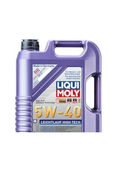 Liqui Moly Leichtlauf High Tech 5W-40 Motor Yağı 4 Litre (Üretim Tarihi: 2021) Liqui Moly Leichtlauf High Tech 5W-40 Motor Yağı 4 Litre (Üretim Tarihi: 2021)