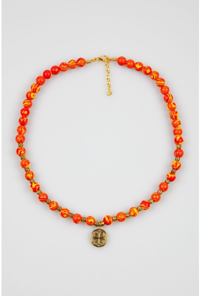 Doğal Taşlı Etnik Otantik Kolye Doğal Taşlı Etnik Otantik Kolye