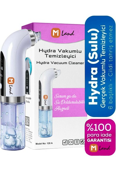 Mi Land Miland Hydra (Su/serum) Sterilizasyonlu Vakumlu Cilt Gözenek Siyah Nokta Akne Sivilce Temizleyici Mi Land Miland Hydra (Su/serum) Sterilizasyonlu Vakumlu Cilt Gözenek Siyah Nokta Akne Sivilce Temizleyici