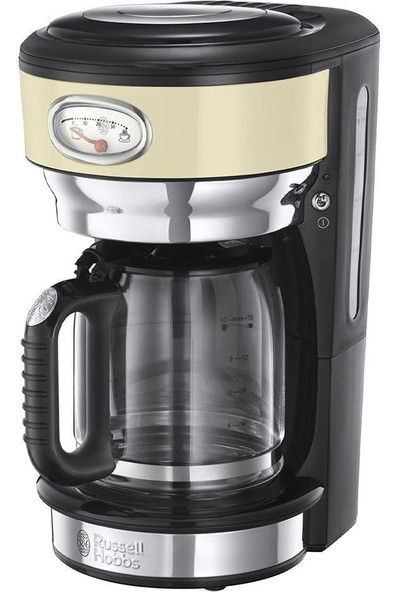 Russell Hobbs 21702-56 Retro Krem Kahve Makinesi Russell Hobbs 21702-56 Retro Krem Kahve Makinesi
