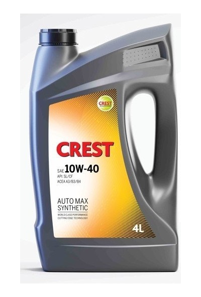 Crest Auto Max 10W-40 4 Litre Motor Yağı (Üretim Yılı: 2021) Crest Auto Max 10W-40 4 Litre Motor Yağı (Üretim Yılı: 2021)