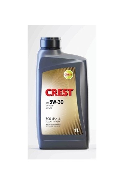 Crest Eco Max Ll 5W-30 1 Litre Motor Yağı (Üretim Yılı: 2021)