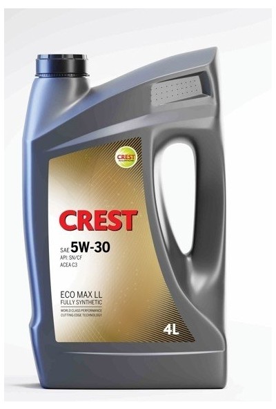 Crest Eco Max Ll 5W-30 4 Litre Motor Yağı (Üretim Yılı: 2021)