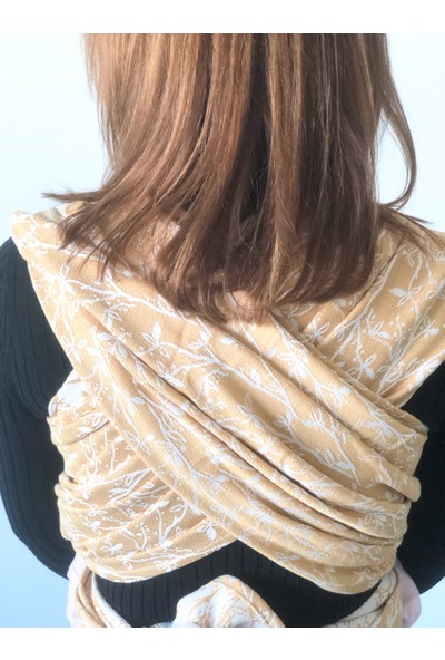 Zubu Dokuma Wrap Sling- Bahar Dalı Hardal Zubu Dokuma Wrap Sling- Bahar Dalı Hardal