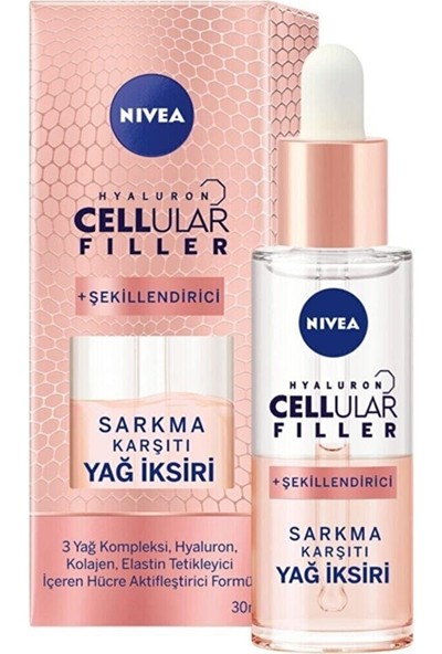 Nivea Hyaluron Cellular Filler Şekillendirici Sarkma Karşıtı Yağ Iksiri