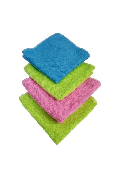 Auto King Lazer Kesim 30X30CM Pes 4'lü Oto Kurulama Bezi - 4'lü Auto King Lazer Kesim 30X30CM Pes 4'lü Oto Kurulama Bezi - 4'lü