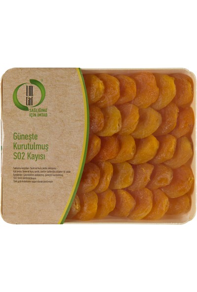 İmtad Organik Natürel Kuru Sarı Kayısı 500 gr