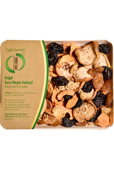 İmtad Organik Natürel Kuru Kokteyl Meyve 300 gr İmtad Organik Natürel Kuru Kokteyl Meyve 300 gr