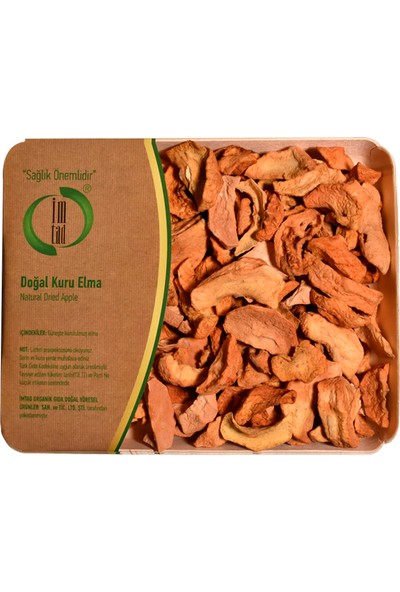 İmtad Organik Natürel Kuru Elma 250 gr