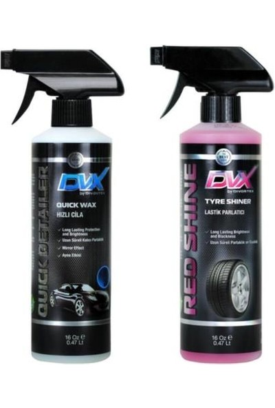 Divortex Dvx Araç Bakım Seti Lastik Parlatıcı ve Hızlı Cila 16 Oz 473 Ml. Divortex Dvx Araç Bakım Seti Lastik Parlatıcı ve Hızlı Cila 16 Oz 473 Ml.