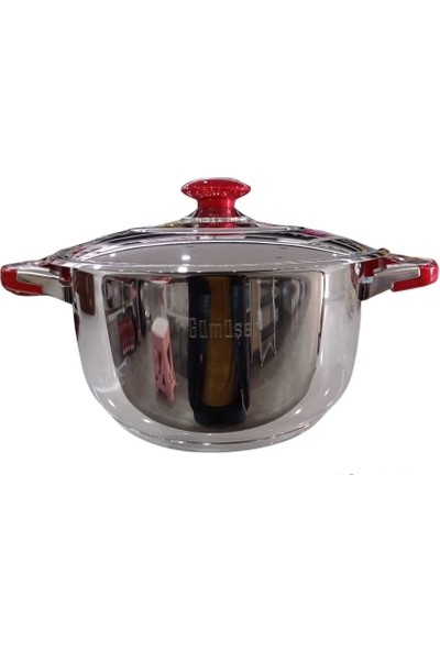 Gümüşer Çelik 26CM Çelik Tencere