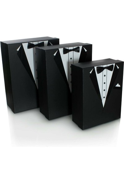 Matahari Damat Bohça Kutusu Damat Çeyiz Kutusu 3'lü Set Matahari Damat Bohça Kutusu Damat Çeyiz Kutusu 3'lü Set