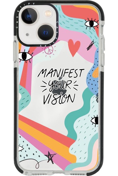 Moodcase Apple iPhone 13 Manifest Your Vision Casetify Darbe Emci Silikonlu Telefon Kılıfı Moodcase Apple iPhone 13 Manifest Your Vision Casetify Darbe Emci Silikonlu Telefon Kılıfı