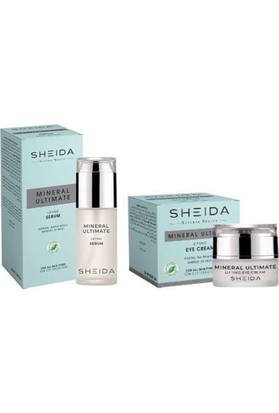 Sheida Mineral Lifting Anti-Age Serum 40 Ml&mineral Lifting Eye Cream 20 ml 2'li Set Mlsrmeyecrmst