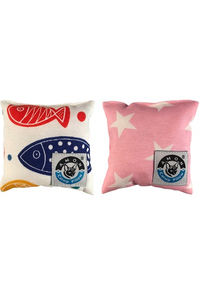 Amon Catnipli Yastık 2'li 10X10 cm (Catnip Pillow) Amon Catnipli Yastık 2'li 10X10 cm (Catnip Pillow)