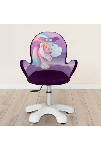 Popcorn Kids Unicorn Kollu Çalışma Sandalyesi (8-14 Yaş) Popcorn Kids Unicorn Kollu Çalışma Sandalyesi (8-14 Yaş)