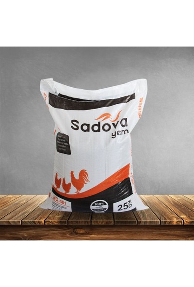 Sadova Yem 401 Toz-Granül Süs Tavuğu Yumurta Yemi 25 kg