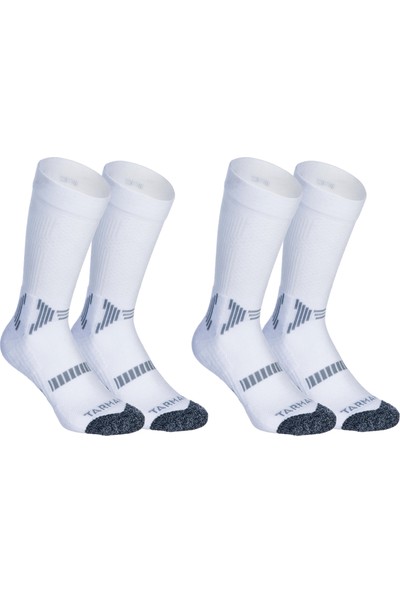 Basketbol Çorabı - Unisex - X2- Beyaz - SO500 - Tarmak