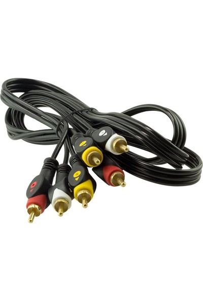 Asian Tech Store 3 Rca Kablo 5 Metre