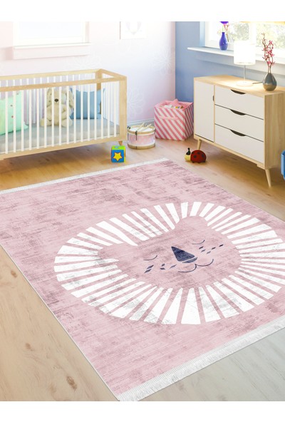 White Blanco Mars Halı Olivia Yıkanabilir Dijital Baskılı Kaymaz Tabanlı Çocuk Halısı 8579_PINK Navy White Blanco Mars Halı Olivia Yıkanabilir Dijital Baskılı Kaymaz Tabanlı Çocuk Halısı 8579_PINK Navy