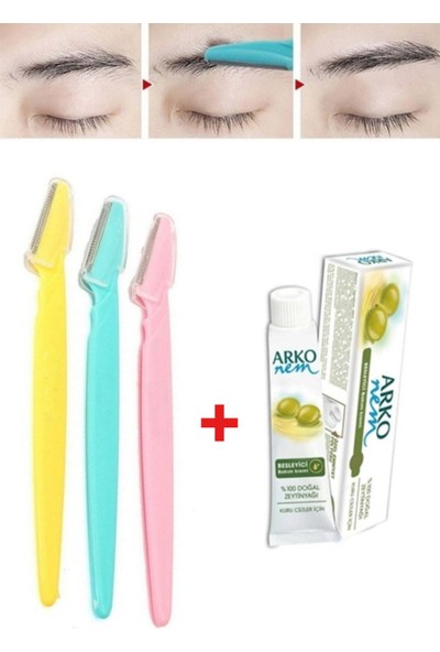 Royaleks Kaş Şekillendirici Ustura Arko Nem Zeytinyağı Kremi 20 cc 3'lü