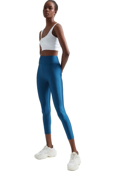 We Secrets Parlak Indigo Tayt Trend Moda Rahat Spor Şık Tayt, Disco Tayt We Secrets Parlak Indigo Tayt Trend Moda Rahat Spor Şık Tayt, Disco Tayt