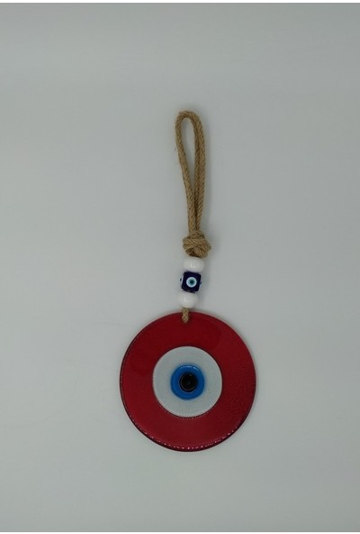 Otantik Depo 15 cm Kırmızı Renk Büyük Yuvarlak Füzyon Cam Nazar Boncuğu Otantik Depo 15 cm Kırmızı Renk Büyük Yuvarlak Füzyon Cam Nazar Boncuğu