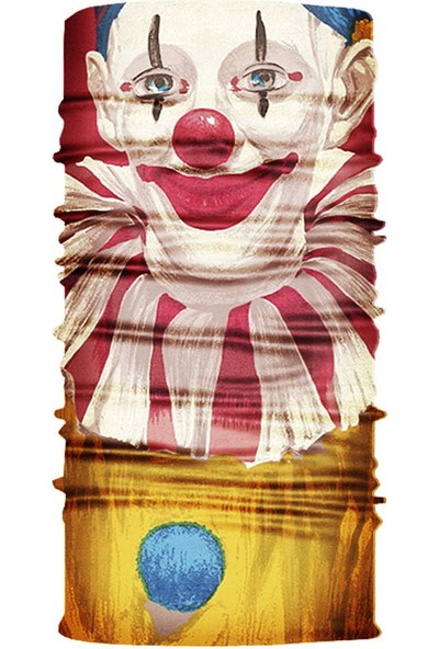 Knmaster Buff Clown Outdoor Bisiklet Çok Amaçlı Bandana Boyunluk Kafa Bandı