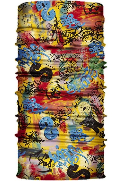 Knmaster Buff Graffiti Outdoor Bisiklet Çok Amaçlı Bandana Boyunluk Kafa Bandı Knmaster Buff Graffiti Outdoor Bisiklet Çok Amaçlı Bandana Boyunluk Kafa Bandı