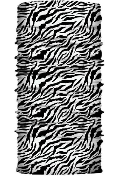 Knmaster Buff Zebra Outdoor Bisiklet Çok Amaçlı Bandana Boyunluk Kafa Bandı