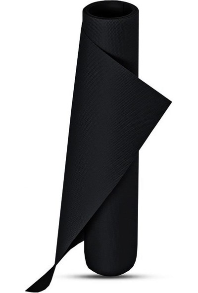 Eym 48 cm x 1 mt Dolap Raf Çekmece Içi Kaydırmaz Örtü Siyah