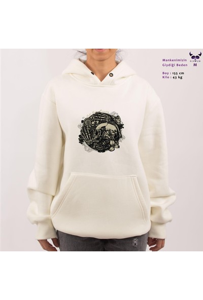 Kadın Siyah Hoodie