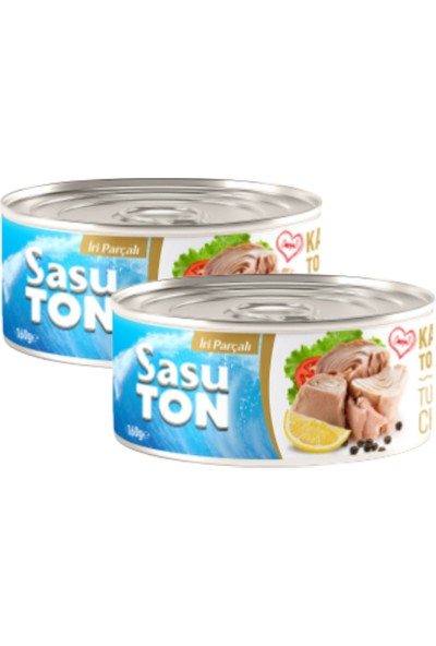 Sasu Ton Balık Iri Parçalı 2*160 gr Sasu Ton Balık Iri Parçalı 2*160 gr